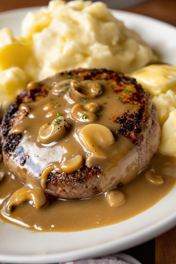 Comfort Food Salisbury Steak Recipe That Satisfies - Hut Recipes